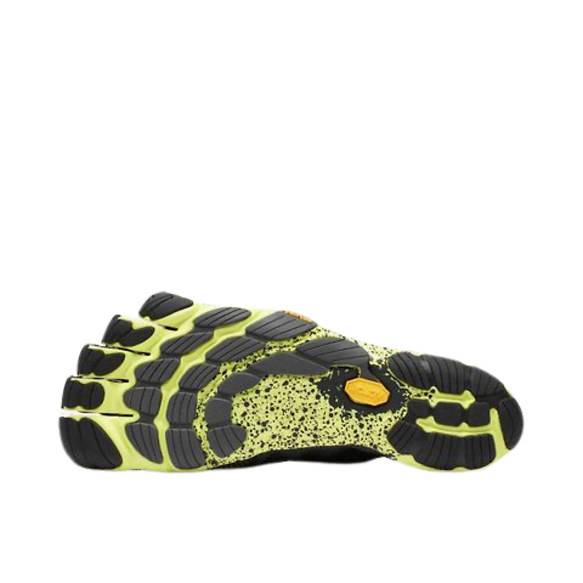 Vibram Men's FiveFingers V-Run Shoe, Black/Yellow, 49 EU / 13-14 US
