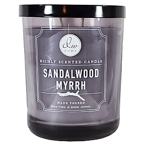 DW Home Sandalwood Myrrh Scented Large 2-Wick Candle by Decorware