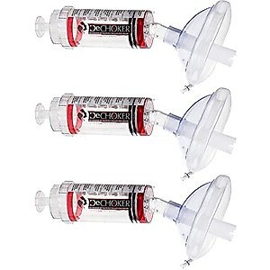 DeCHOKER Choking Rescue Anti-Choking Device for Qty 3 Adult (Ages 12+ Years), Pack of 3, First Aid Choking Rescue