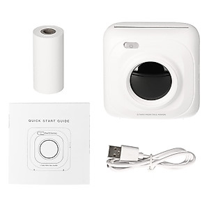 BISOFICE PAPERANG Pocket Printer BT Wireless Thermal Printer Portable Mobile Printer 200dpi for Photo Picture Receipt Memo Note Label Sticker Compatible with Android iOS Windows Mac