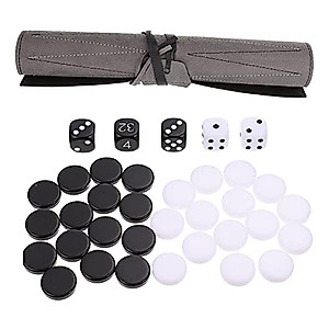 STOBOK Travel Accessories Travel Accessories Travel Accessories Backgammon Chess Board Travel Backgammon Get The Games Out Backgammon Roll Up Backgammon Chessboard Roll Up Chessboard Travel Set