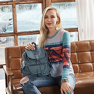 Montana West Backpack Purse for Women Soft Washed Leather Drawstring Casual Travel Large Backpacks