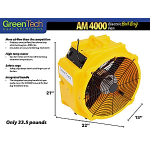 Portable Electric Bed Bug Eradication Heater System | Contains All Equipment for Heat Treatment of Bed Bugs | Gets Rid of All Bed Bugs in a 600 Sq. Foot Room | Professional-Grade | ePro 600 Package