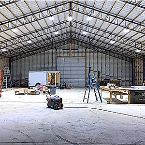 500W UFO LED High Bay Lights, 50000 Lumen 6000K-6500K Warehouse LED Lights, Waterproof Dustproof Ultra Thin High Bay LED Lights- Commercial Bay Lighting