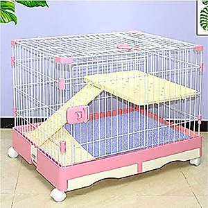 Hamiledyi Rabbit Washable Pee Pads 2Pcs Reusable Guinea Pig Training Pad Doggy Sleeping Bedding Mat for Dog, Cat