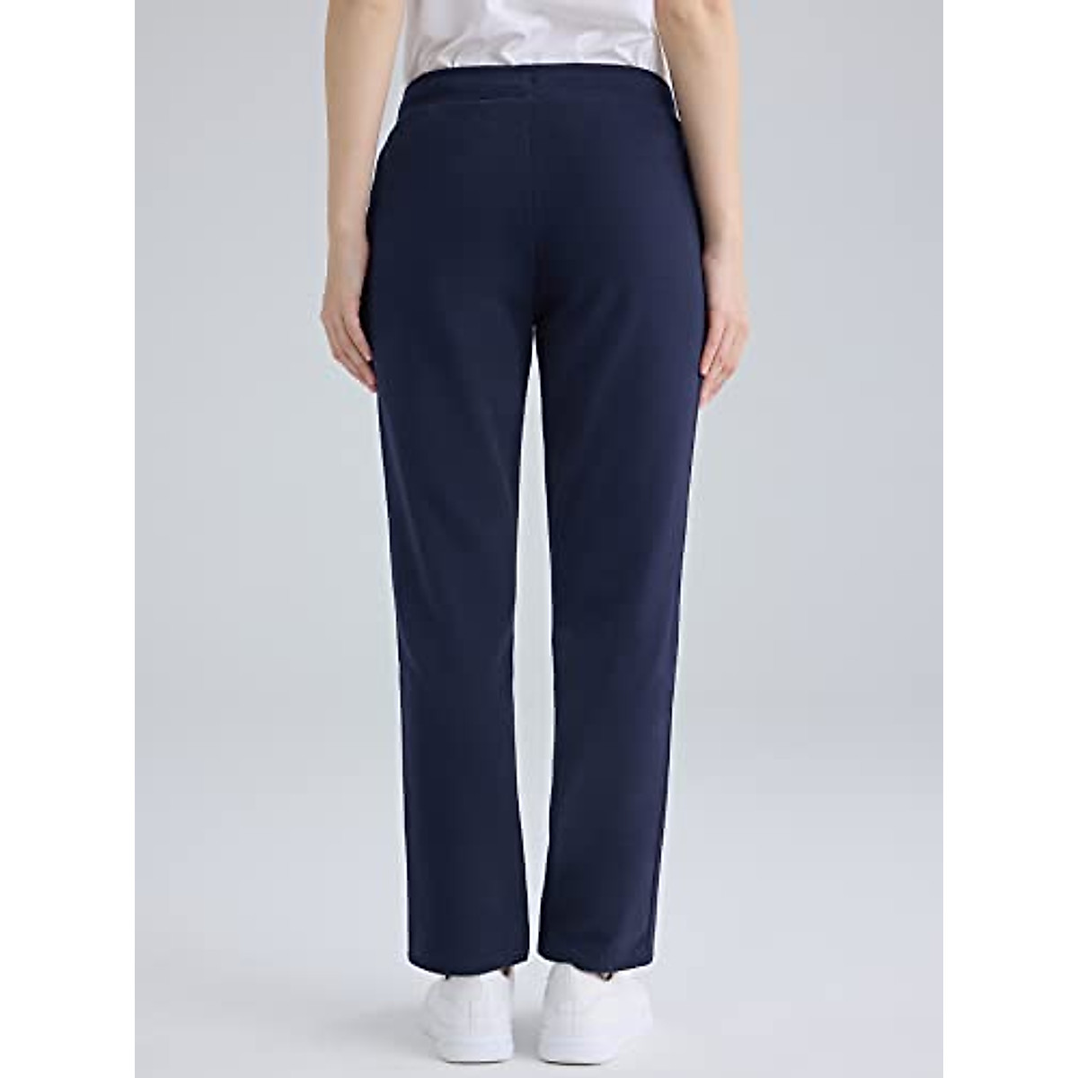 Weintee Women's Cotton Sweatpants with Pockets Plus Size Petite 2X Navy