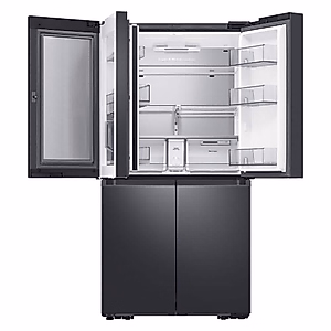 Samsung 28.6 Cu. Ft. Fingerprint Resistant Black Stainless Steel Smart 4-Door Flex Refrigerator Featuring Family Hub With Beverage Center And Dual Ice Maker - RF29A9771SG/AA