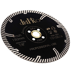 Diapro 6" Granite Blade Diamond Cutting Blade for Cutting and Grinding Granite Marble Porcelain Tile (6"-1pc)…