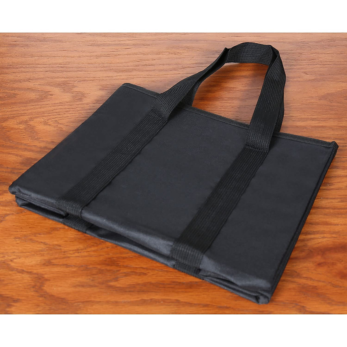 HOME DISTRICT Document Organizer Tote - Portable File Box with Handle Holds Letter Size Folders