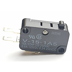 OMRON ELECTRONIC COMPONENTS V-15-1A5 MICRO SWITCH, PIN PLUNGER, SPDT 15A 250V