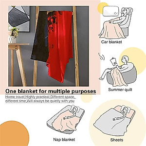 THEDAY One Piece Blanket Luffy Blanket Anime Throw Blanket Flannel Fleece Siesta Sofa Throw Lightweight Cozy Bed Soft and Warm 60"X50" (B,60"X50")