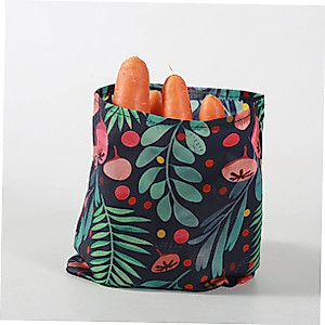 SHOWERORO Reusable Beeswax Food Washable Cotton Produce for Food Storage Beeswax Wrap Container for Fruits Vegetables and Snacks Reusable Beeswax Storage Solution