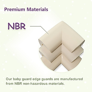 (16 Pack) Foam Corner Guard, Baby Proofing Table Edge Corner Protector, Furniture Bumper Guards for Kids, Home Safety, Pre-Taped Soft NBR Rubber Foam, Black