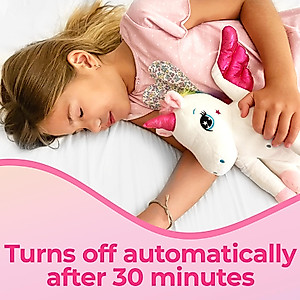 Unicorn Light Up Cutie, Musical Stuffed Animal & Night Light - Projector Plush Illuminating Stars & Cute Unicorns on The Wall - 7 Calm Melodies - Gift for Kids, Girls, Toddlers