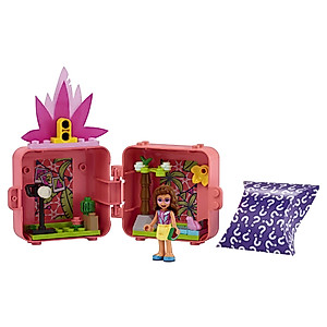 LEGO Friends Olivia's Flamingo Cube 41662 Building Kit; Includes Flamingo Toy and Mini-Doll Toy; Portable Playset Makes Great Creative Gift, New 2021 (41 Pieces)