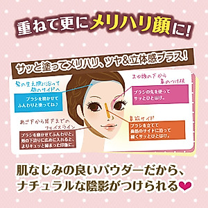 CANMAKE Shading Powder, Contouring 0.17 oz (2.4 g) (05 Moon Greige, 2.4 g)