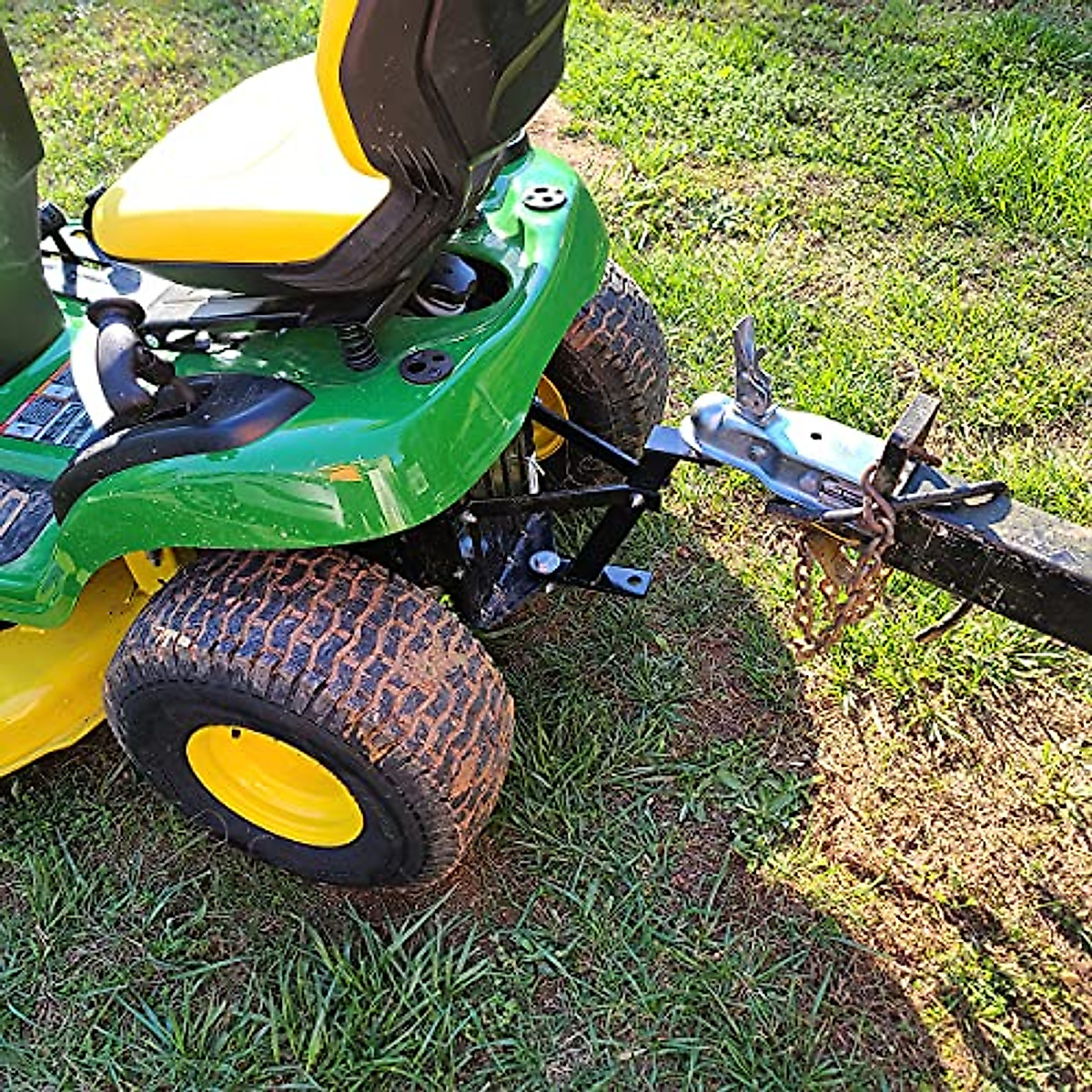 Fivepine Lawn Mower Trailer Hitch Riding Mower Garden Tractor Hitch fit for John Deere/Cub Cadet/Husqvarna/Craftsman -Raise 11 inches