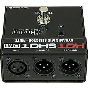 Radial Engineering HotShot DM1 Microphone Signal Muting Footswitch