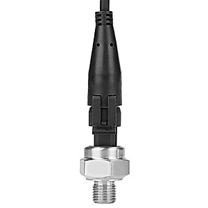 Oumefar G1/4 Inch Stainless Steel Pressure Transducer Sensor Input 5V Output 0.5 to 4.5V 0 to 5V Submersible Liquid Level Transmitter for Oil Fuel Air Water(0-10PSI)