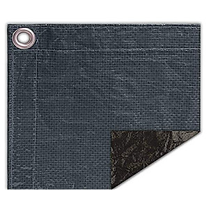 Buffalo Blizzard Deluxe Winter Cover for 30-Foot-by-50-Foot Rectangle In-Ground Swimming Pools | Blue/Black Reversible | All Covers Include 5-Feet of Overlap to Measure 35-Foot-by-55-Foot