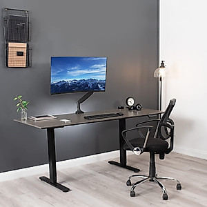 VIVO Premium Aluminum Height Adjustable Single Monitor Articulating Desk Mount Stand w/Gas Spring Arm Fits up to 32" Screen (STAND-V001Q)
