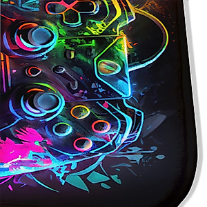 NEBOTON Gaming Rug for Game Room, Gamer Rug for Boys Bedroom, Game Controller Theme 36x24inches