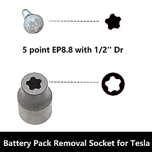 External Torx Plus Socket Set 6 Point EP Socket EP4, EP5, EP6, EP7, EP8, EP10, EP11, EP12, EP14, EP16, EP18, EP20, EP22, EP24, EP26, EP28, EP30, EP32 with 1/2'' 3/8'' 1/4'' Dr E-Torx Plus Socket 19pc