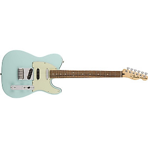 Fender Deluxe Nashville Telecaster Electric Guitar - Pau Ferro Fingerboard - Daphne Blue