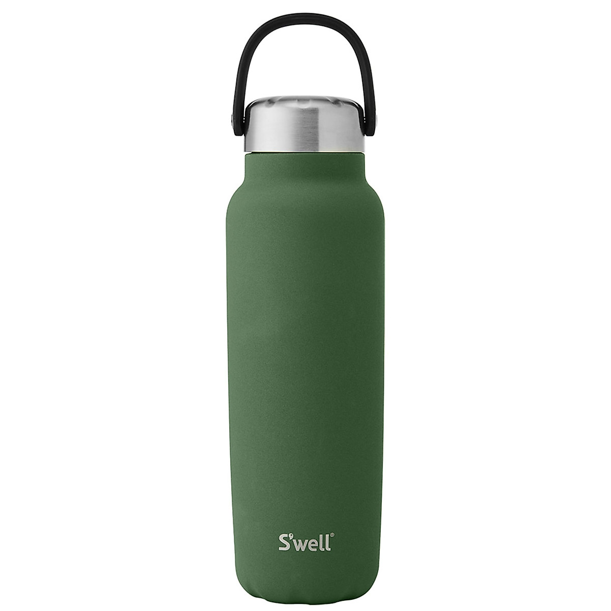 S'well Recycled Stainless Steel Explorer with Insulated Lid and Handle, 40oz, Green Jasper, Triple Layered Vacuum Insulated Containers Keeps Drinks Cold for 54 Hours and Hot for 12