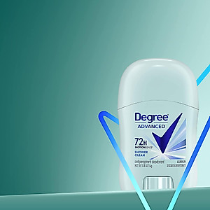 Degree 72H Motion Sense Protection Antiperspirant Deodorant Stick Shower Clean, 0.5 oz (Pack of 3)