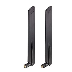 uxcell GSM LTE Antenna 3G 4G 15dBi High Gain 700-2700MHz SMA Male Connector Direction Foldable Paddle Type 2Pcs