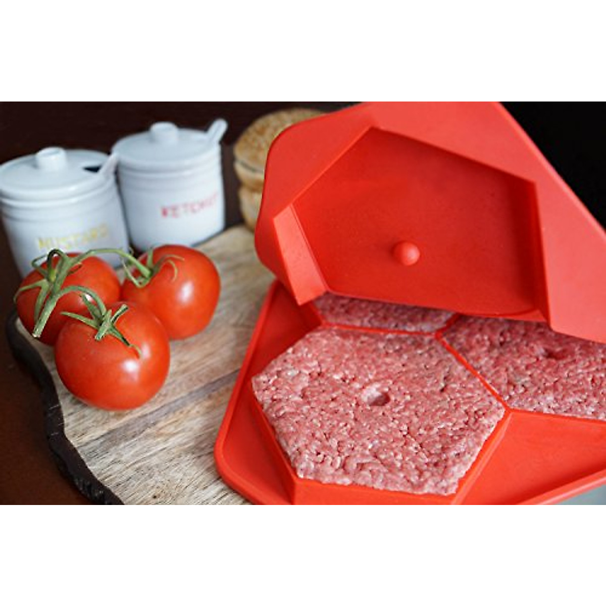 Burger Master MAX 4-in-1 Burger Press by Shape+Store
