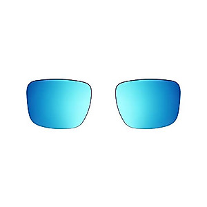 Bose Mirrored Blue, Tenor Polarized Square Replacement Sunglass Lenses, Lens Width: 55 mm