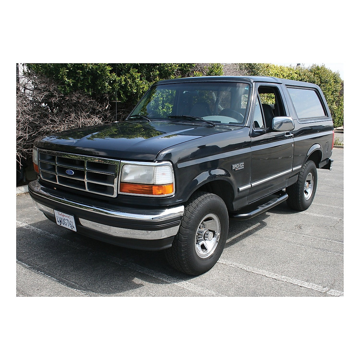 ARIES 203001 3-Inch Round Black Steel Nerf Bars, No-Drill, Select Ford Bronco, F-150