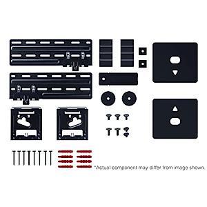 SAMSUNG Slim Fit TV Wall Mount, Compatible w/ 43”- 85” Q Series, Crystal UHD Series Televisions, Easy Installation, Blends w/Any Interior, Minimalist Look, WMN-B50EB/ZA, 2022, Black