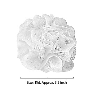 Aquasentials Mini Kid Mesh Bath Puff Sponge (8 Pack)