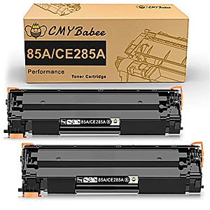 CMYBabee Compatible Toner Cartridges Replacement for HP 85A CE285A P1102W Toner for HP P1102W P1109W P1102 M1212NF M1217NFW P1006 P1005 P1505 Ink Printer (Black, 2-Packs)