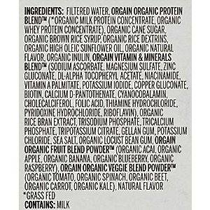 Orgain, Nutri Shake Sweet Vanilla Bean Organic, 11 Fl Oz, 4 Pack