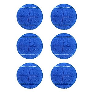 Magicorange 6 PCS Precut Walker Tennis Balls for Furniture Legs and Floor Protection, Heavy Duty Long Lasting Felt Pad Glide Coverings (Dark Blue)