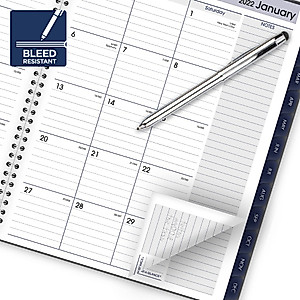 2022 Monthly Planner by AT-A-GLANCE, 8-1/2" x 11", Large, DayMinder, Gray (GC47007)