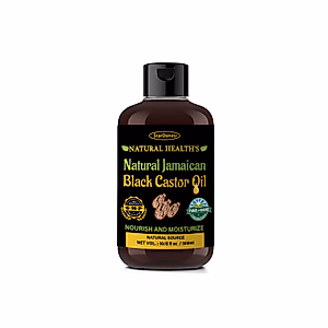 Jamaican Black Castor Oil (10.15 fl oz) - 100% Pure for Hair, Eyelash & Eyebrow Growth, Hair Loss Prevention Serum