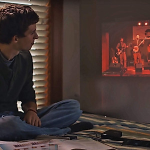 M29 Portable Projector - Rechargeable Battery - Home and Outdoors (Renewed Premium)