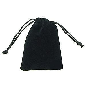 SmartDealsPro Set of 5 3.5 x 5" Durable Velvet Carry Bag Pouches w/Drawstring for Dice Jewelry Gift Packaging