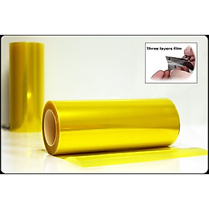 Optix Yellow Tint Vinyl Film Gloss Headlight Fog Lights - 12" x 36" Inch