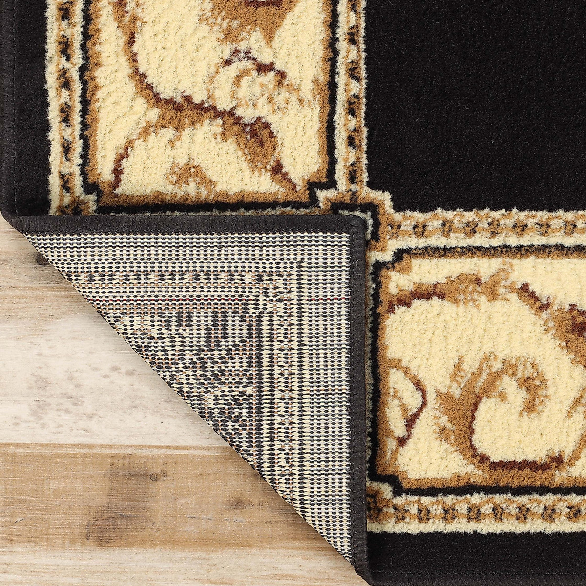 Superior Indoor Area Rug, Plush Carpet Cover, Traditional Oriental Medallion, Perfect for Hallway, Entryay, Living, Dining, Bedroom, Office, Kitchen, Medallion Collection, 6' x 9', Coffee