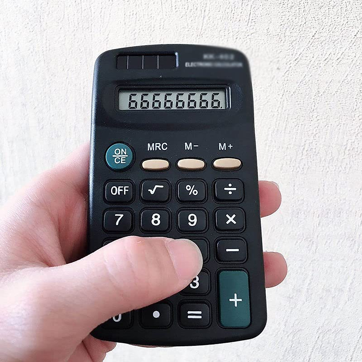 SDFGH 8 Digit Portable Calculator Large Buttons Financial Business Accounting Tool for Office School