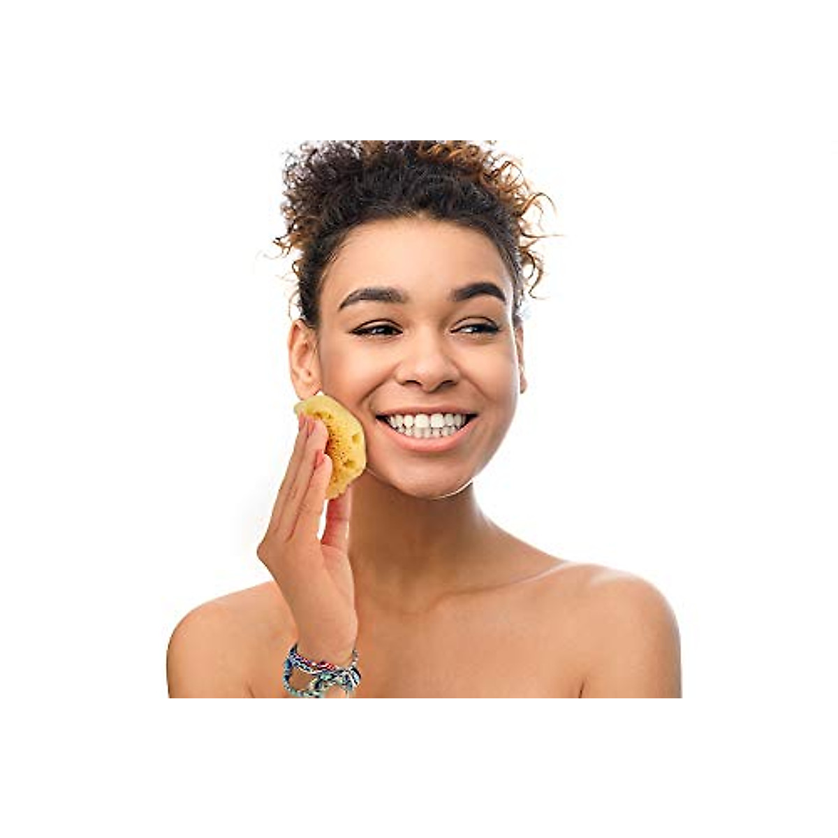 Natural Sea Silk Sponges 12pk: Size 9pc x1.5"-2.5" 3pc x 2.5"-3", like Cotton Balls, for Cosmetic Use, Makeup Application & Removal, Face & Eye Cleaning, with Luxury Gift Bag by Constantia Beauty®