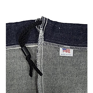 Ameratex Heavy Duty 10 oz Denim Laundry Bag with Shoulder Strap 22in x 28in - Made in The USA