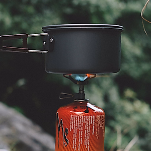 BRS Stove BRS 3000T Stove Ultralight Backpacking Stove Portable Pocket Stove Titanium Camping Gas Burner only 26g with 1 Extra Backup O-Ring