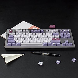 PBT Tuzi Keycaps 138 Keys Cherry Profile Dye Sublimation ANSI Layout for Mechanical Gaming Keyboard Cherry MX Switches